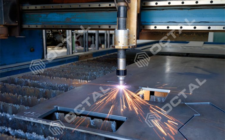 Plasma Cutting Steel / CNC Cutting Steel Metal Sheet - Octal